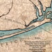 Perdido Bay Map Art C.1819 - 11 X 17 + Perdido Bay - Gulf of Mexico ...