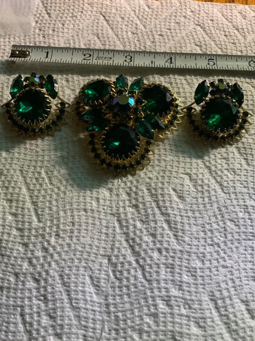 SIGNED JUDY LEE Stunning and Beautiful Vintage Rhinestone Jewelry Set ...