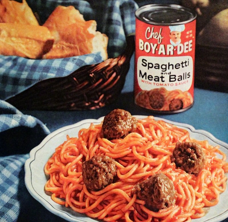 Spaghetti And Meatballs Chef Boyardee