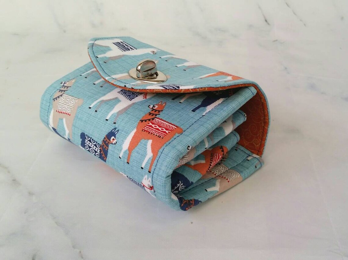 Mini Accordion Style Wallet Llama Alpaca Small Clutch | Etsy