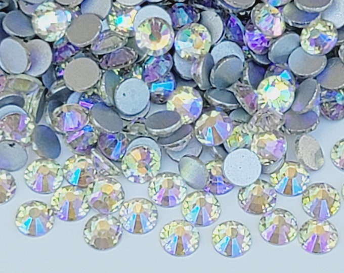 PRISM Glass Flatback Rhinestones Choose Size or Mixed Sizes Ss 6 12 16 ...