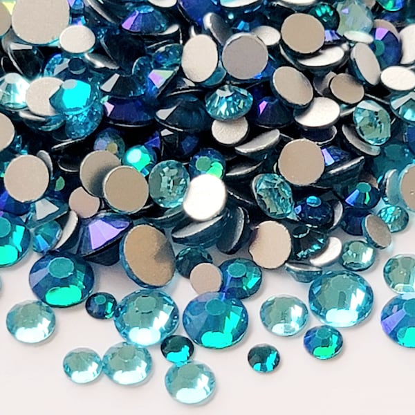 Dark Blue Rhinestone Mix - Etsy
