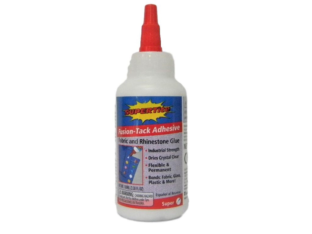 SUPERTITE Fusion Tack Adhesive 3.38 FL Oz 100 Ml Fabric and Rhinestone ...
