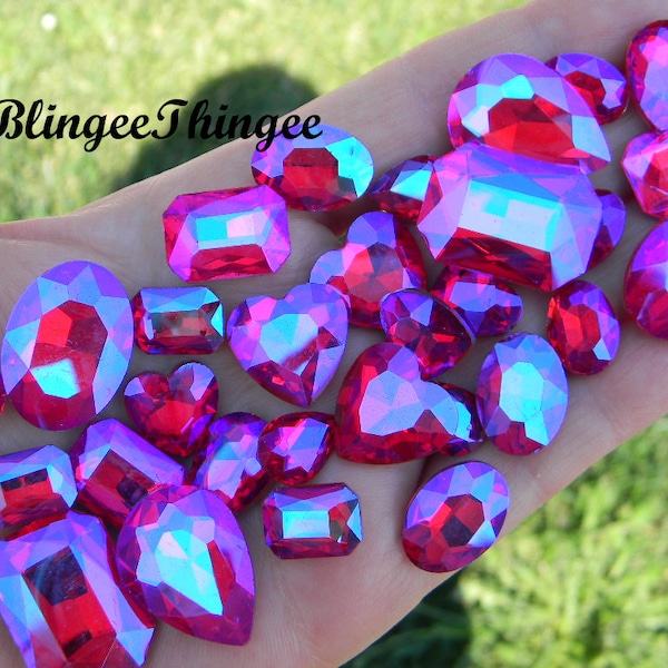Rainbow Ruby Party Decoration - Etsy