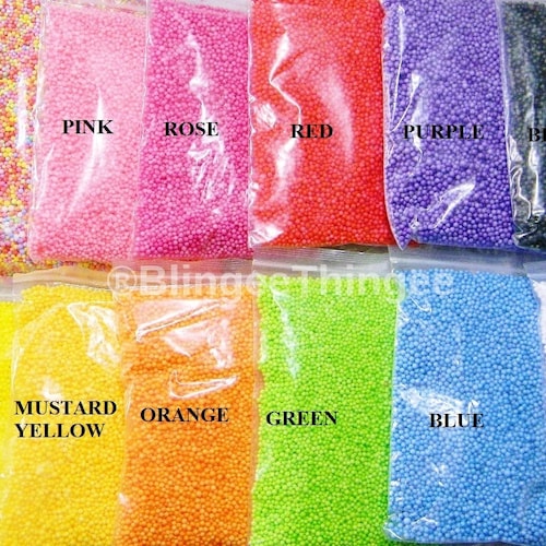 Styrofoam Mini Micro Beads Balls Fill for Slime or Floam - Etsy