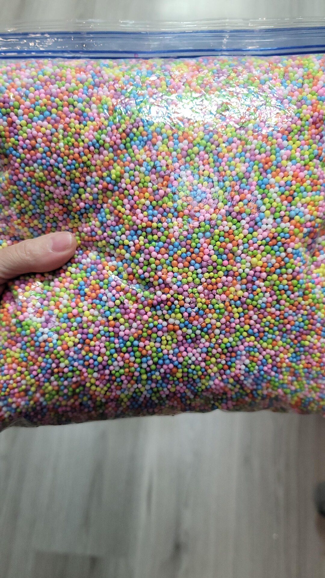 Big Ziplock Bag 60+ Grams Mini Styrofoam Ball Micro Beads Polystyrene ...