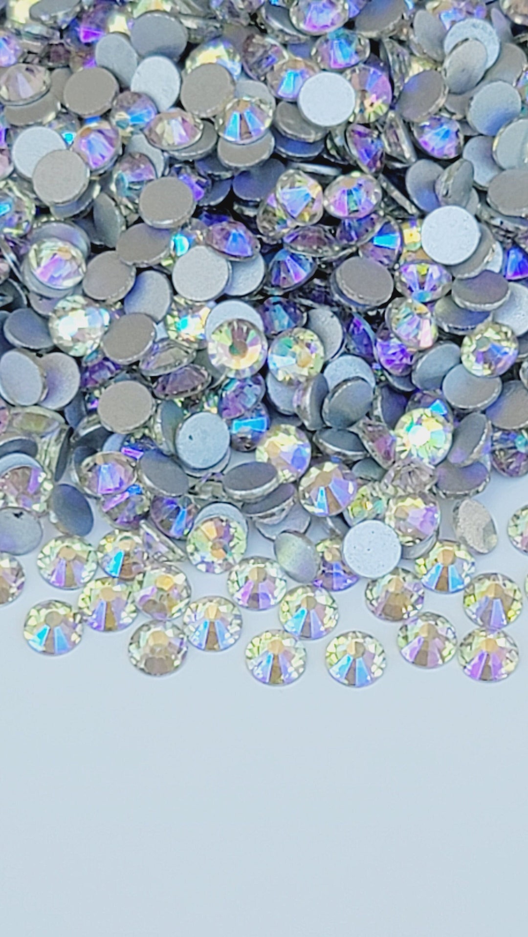 PRISM Glass Flatback Rhinestones Choose Size or Mixed Sizes Ss 6 12 16 ...
