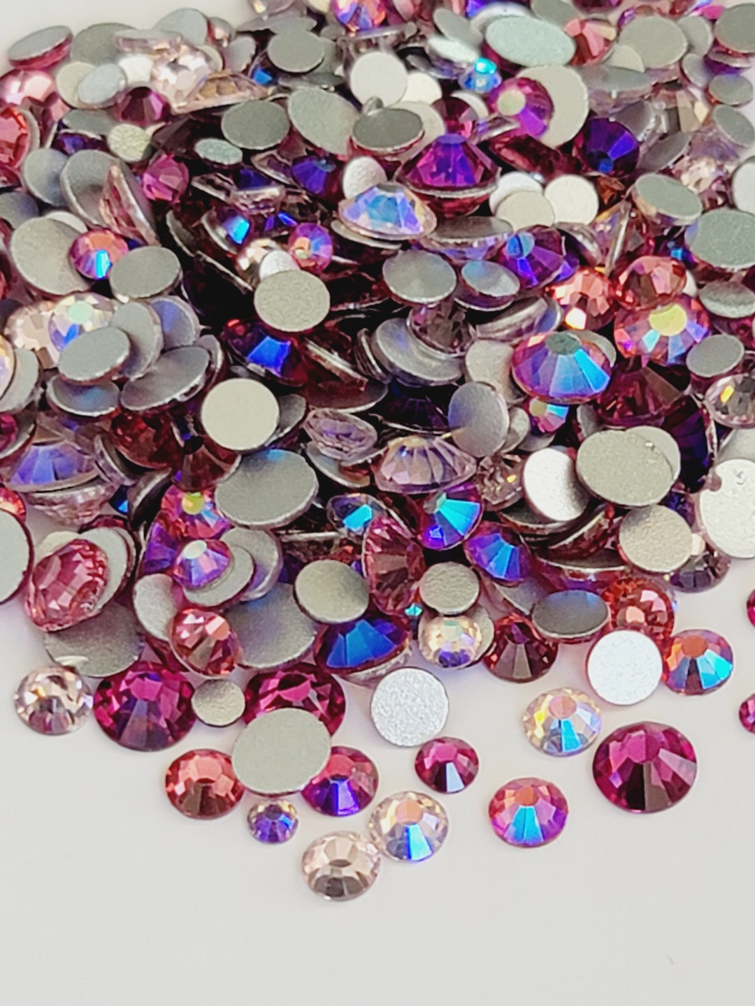 Luxury Bling Mix #1 Flatback Glass Rhinestones Assorted Colors & Sizes ...