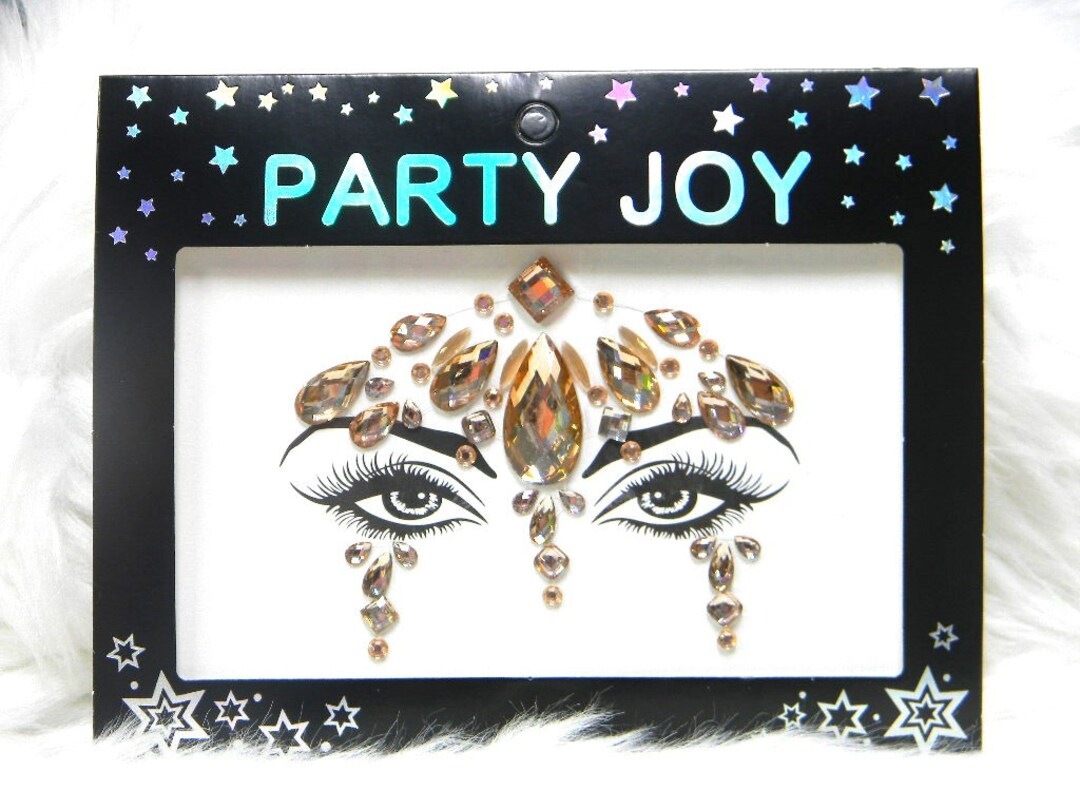 Face Gems Rhinestone Stickers Peel off and Stick Bling DIY Halloween ...