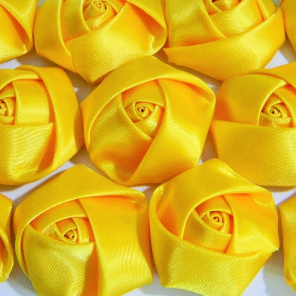 Satin Rosettes - Etsy