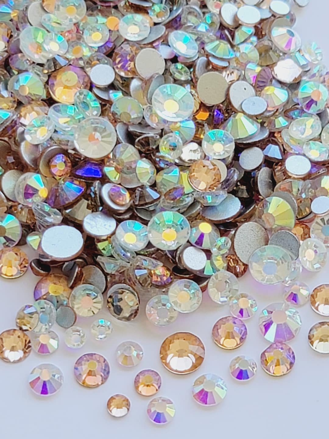 Luxury Bling Mix #14 Flatback Glass Rhinestones Assorted Colors & Sizes ...