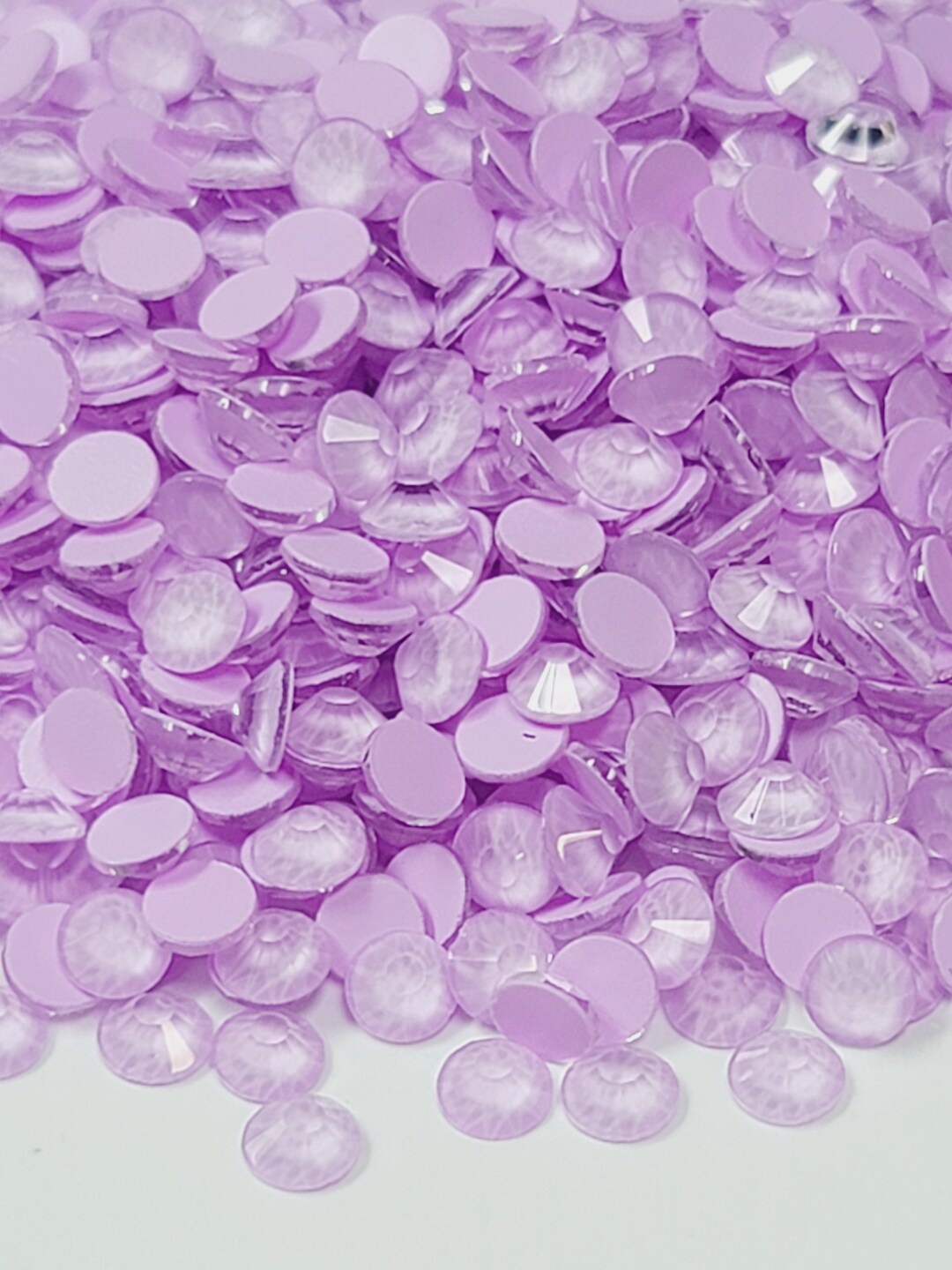 CLEARANCE LIGHT PURPLE Glass Rhinestones Flatback Nonhotfix Bling ...