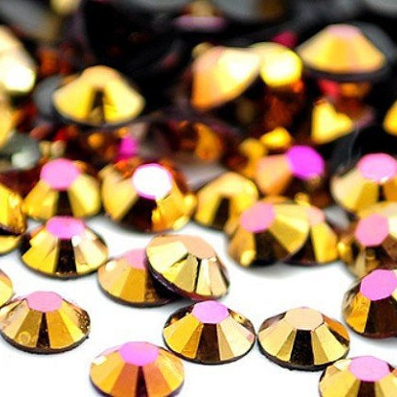 Gold Rhinestones - Etsy