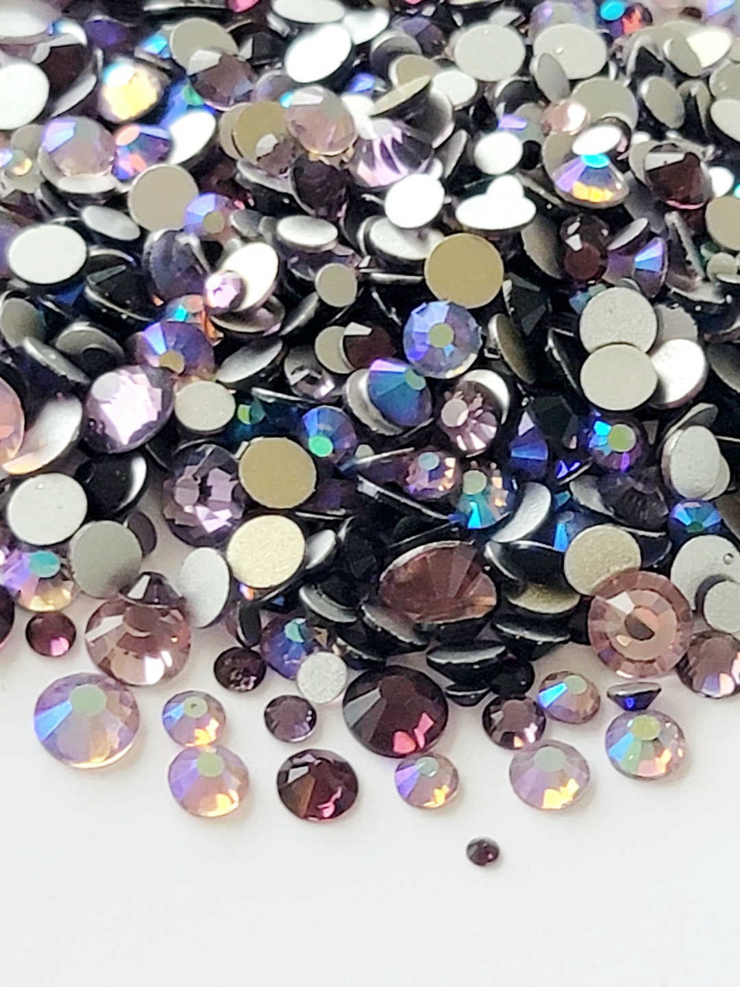 Luxury Bling Mix #3 Flatback Glass Rhinestones Assorted Colors & Sizes ...