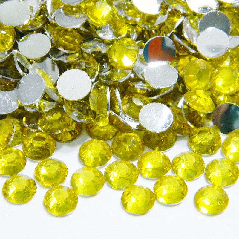Yellow Rhinestones - Etsy