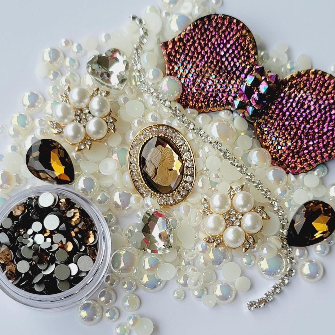 DIY Flatback Alloy Rhinestone Embellishments High Quality Glass ...