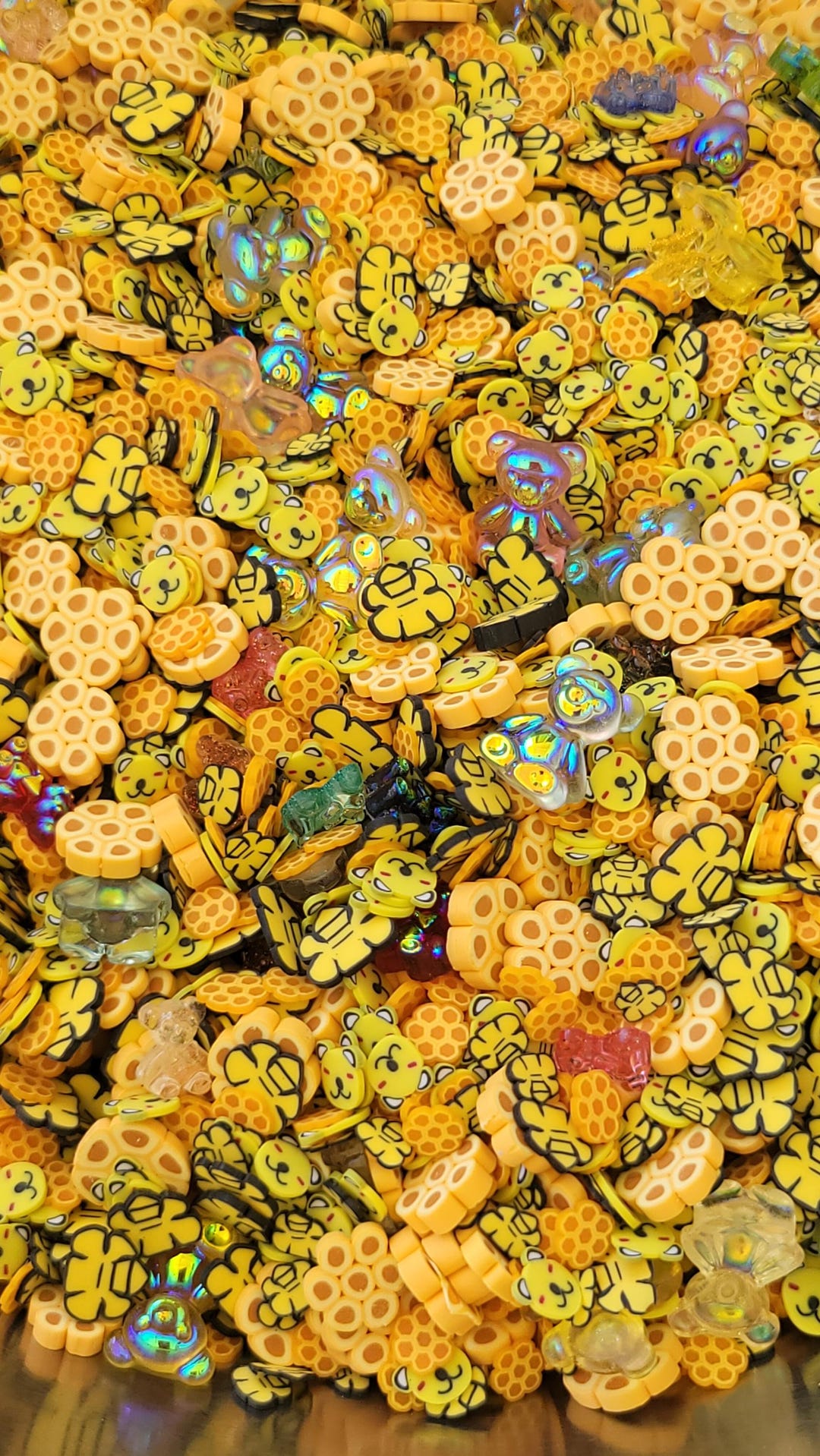 Bear Honeycomb Polymer Clay Fake Sprinkles Slices Mix NON EDIBLE ...