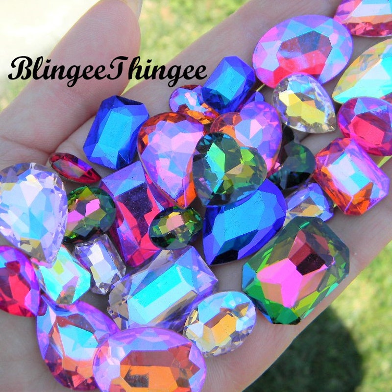 Oval Rhinestones - Etsy