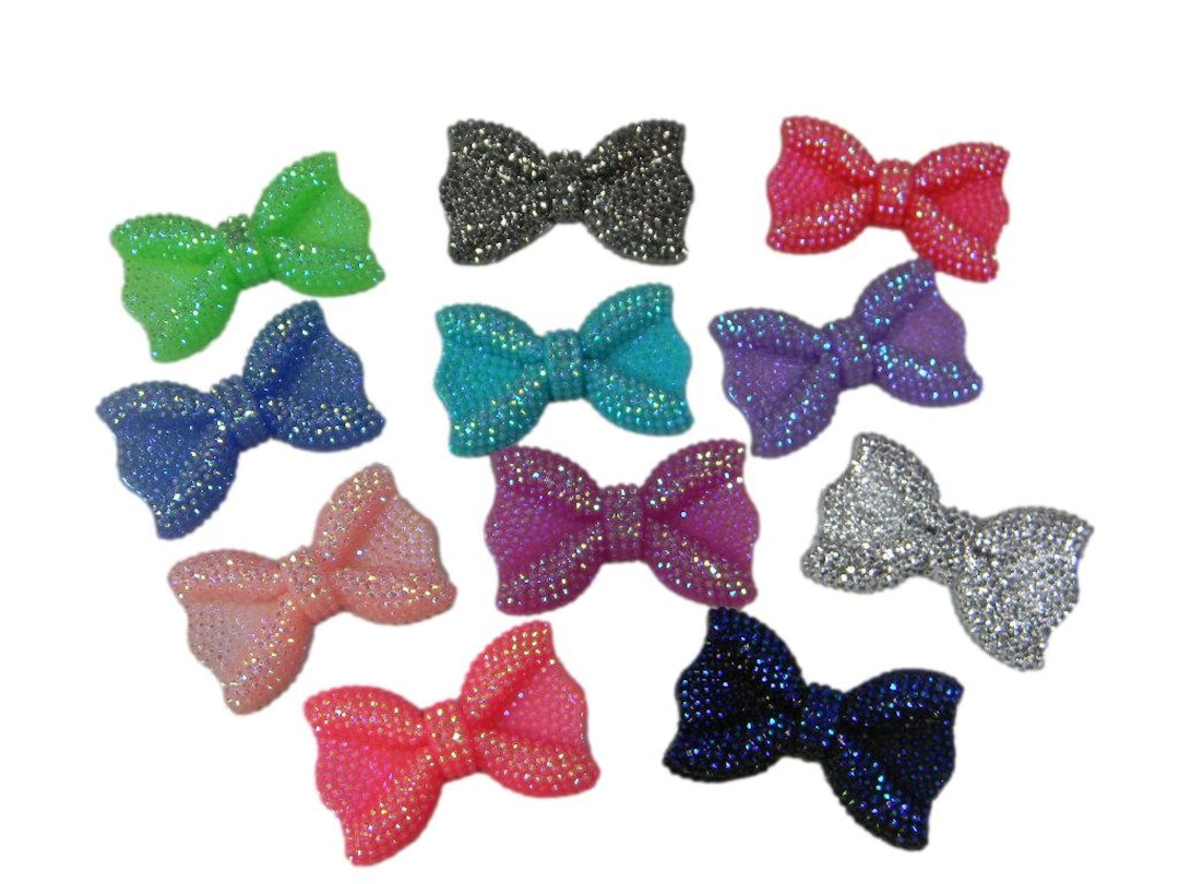 CLEARANCE Bows Flatback Resin Kawaii Cabochon DIY Deco Decoden ...