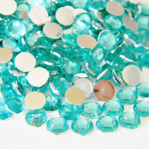 RESIN AB Flatback Rhinestones Choose Color Size 2mm 3mm 4mm - Etsy