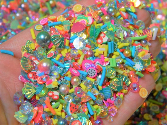 SPARKLY SPRINKLE Mix 128 SEA Shells Mermaid Fake Sprinkles | Etsy