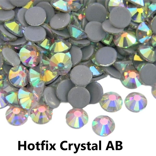 Clear Ab Hotfix Rhinestones - Etsy