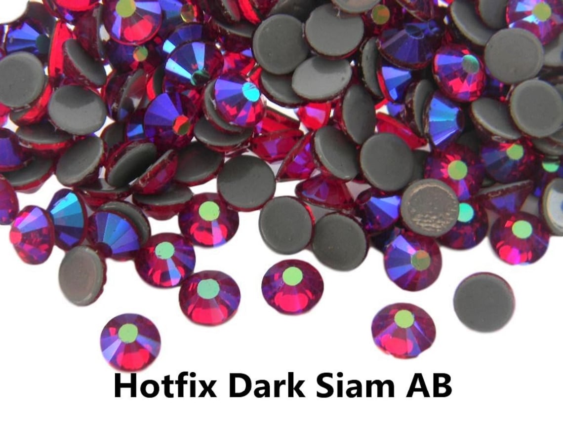HOTFIX PREMIUM Glass AB Rhinestones Bling Crystals - Etsy