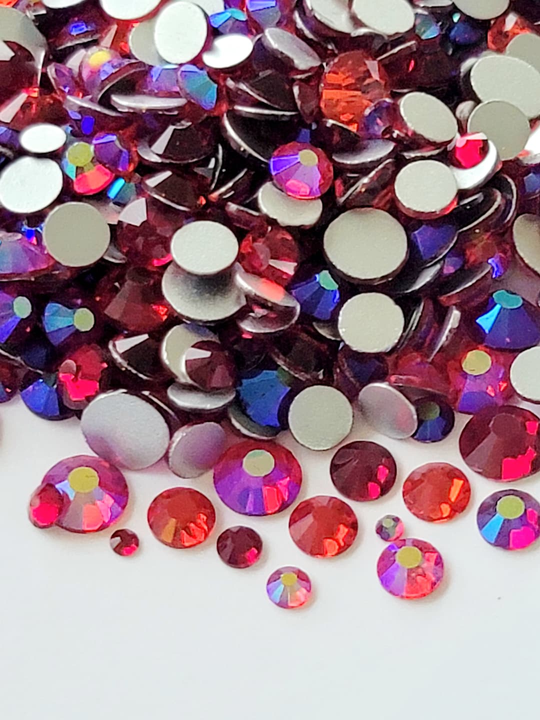 Luxury Bling Mix #5 Flatback Glass Rhinestones Assorted Colors & Sizes ...