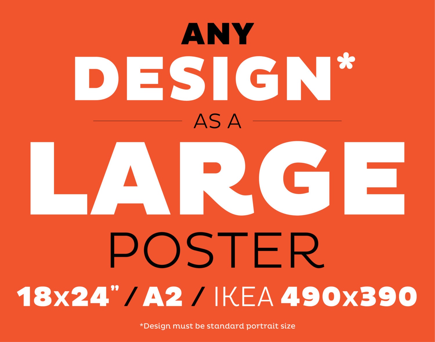 Large Poster Sizes