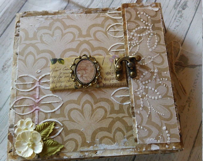 Mini Album Mixed Media Cover Gr: 18 X 18 Cm - Etsy