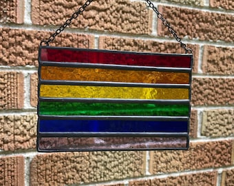 Stained Glass Pride Flag - Etsy