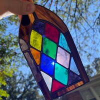 Celestial Moon Stained Glass *PATTERN* - Etsy UK