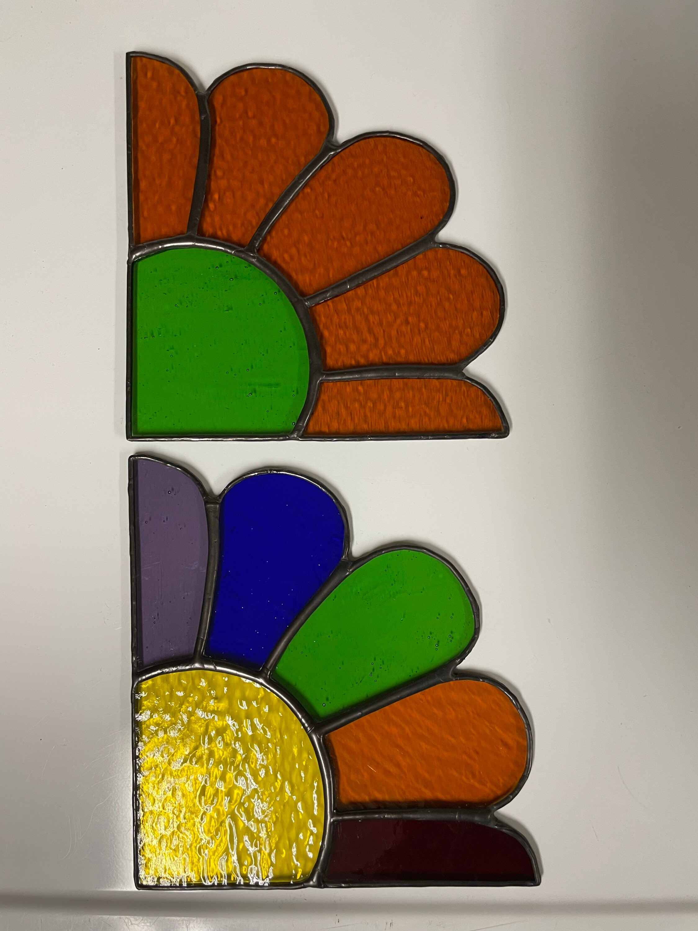 Daisy Stained Glass Window Corner Rainbow/ Seventies Theme/y2k Pink and ...