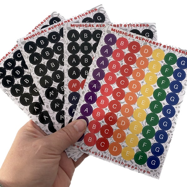 Alphabet Stickers - Etsy