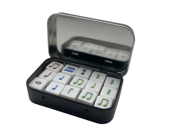 Beginner Rhythm Dice With Box, Set of 15, 16mm - Etsy