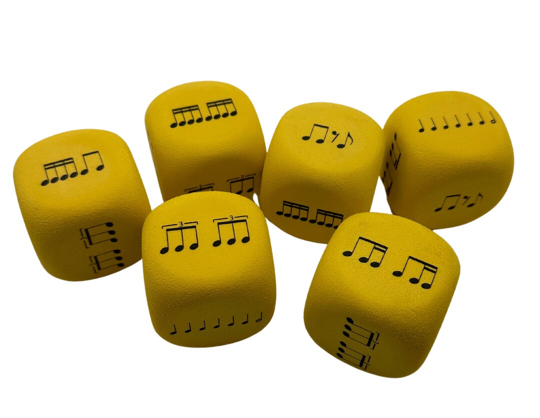 Foam Twinkle Rhythm Dice - Etsy
