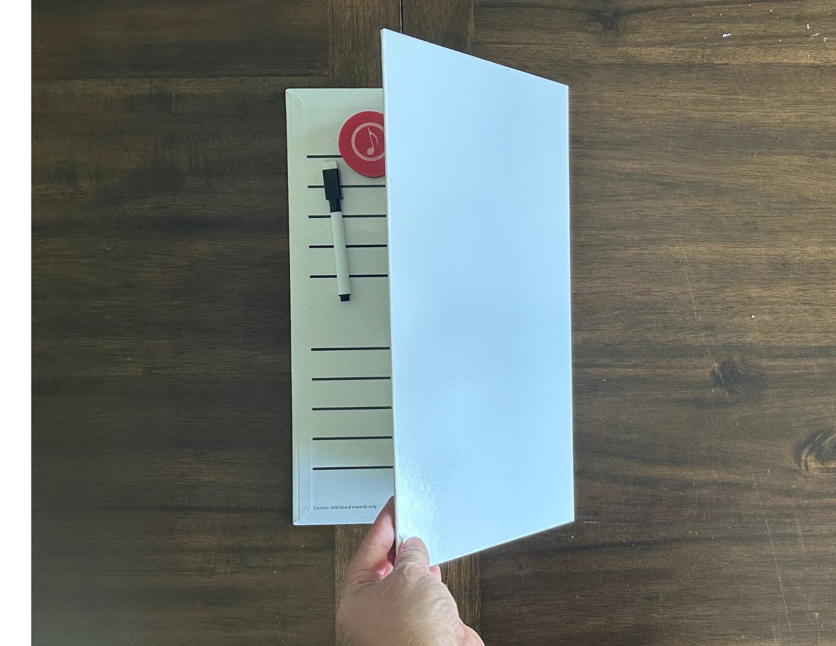 Magnetic Foldable Staff White Board With Black Magnets and - Etsy