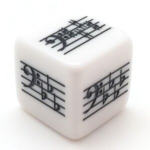 Key Signature Dice Bass Clef - Etsy
