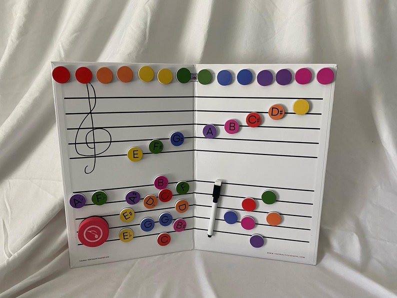 Magnetic Foldable Staff White Board With Magnets - Etsy