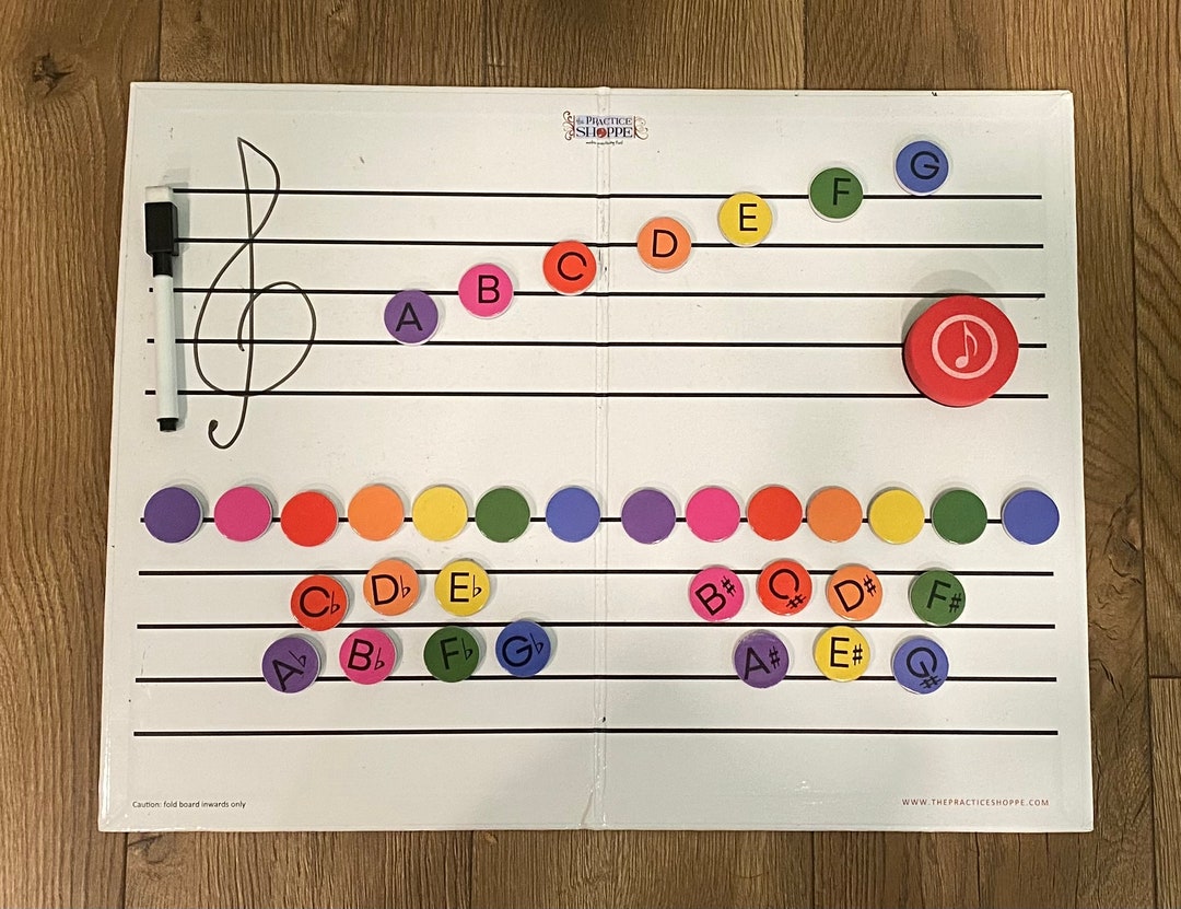 Magnetic Foldable Staff White Board With Magnets - Etsy