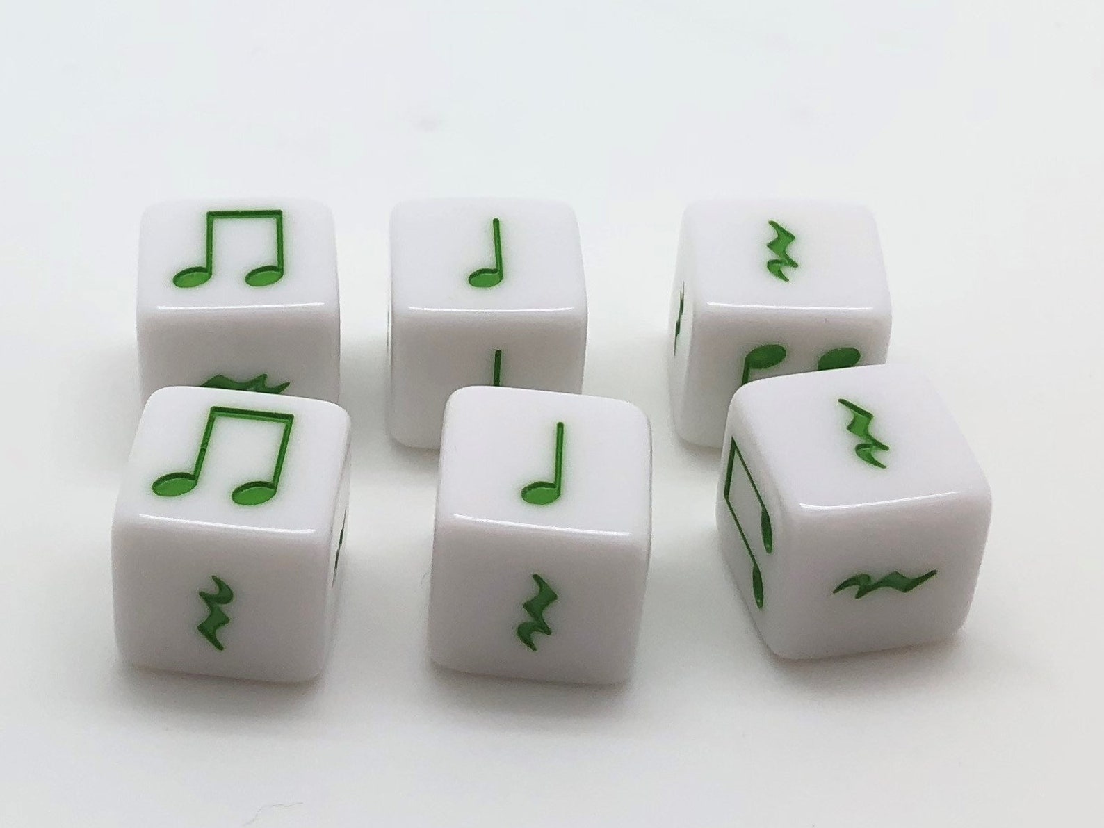 Beginner Rhythm Dice With Box, Set of 15, 16mm - Etsy