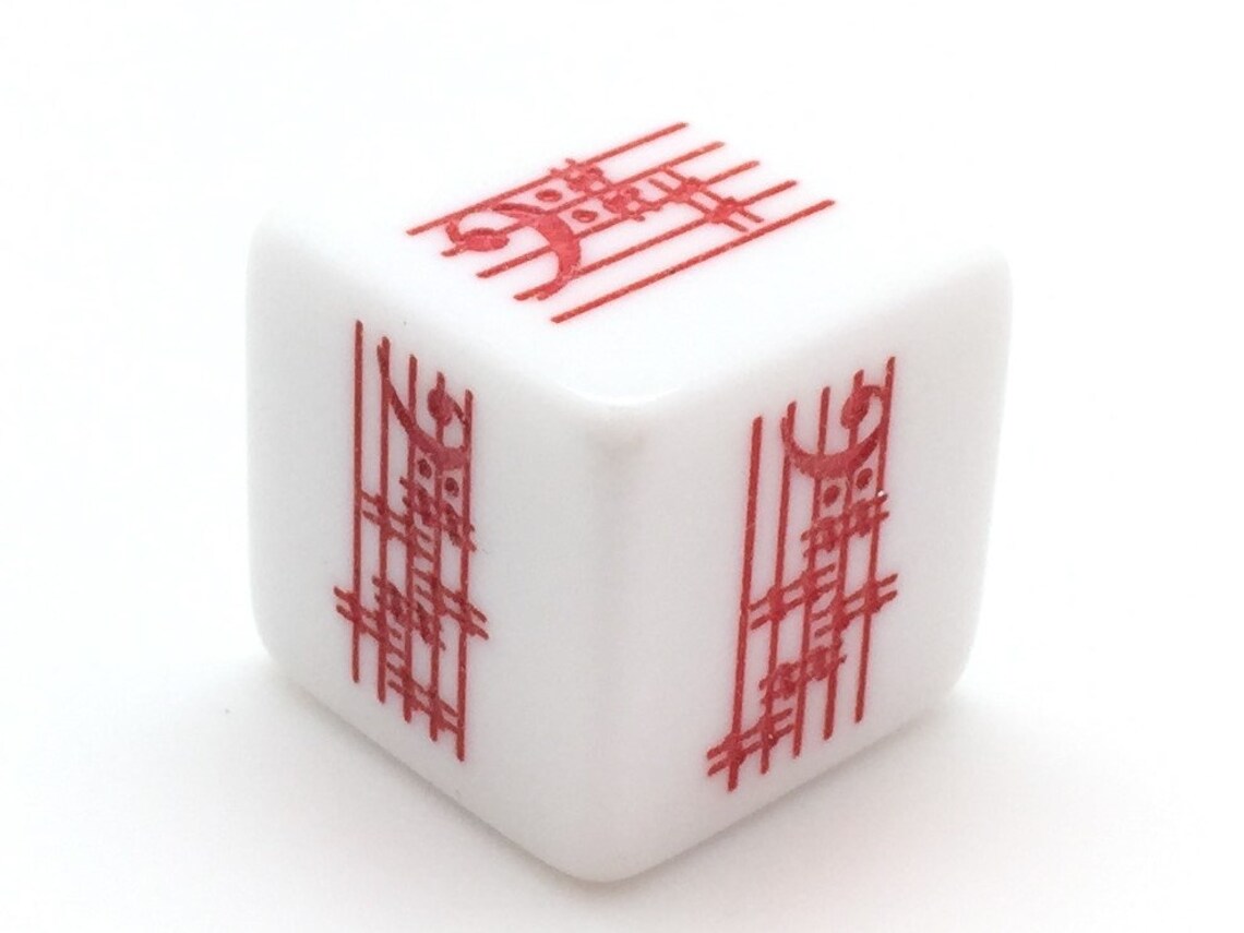 Key Signature Dice Bass Clef - Etsy