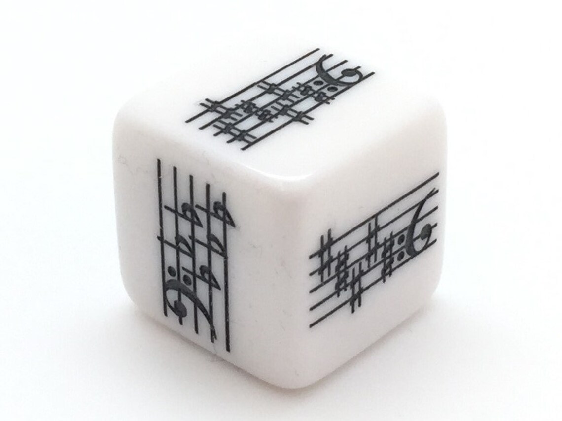 Key Signature Dice Bass Clef - Etsy