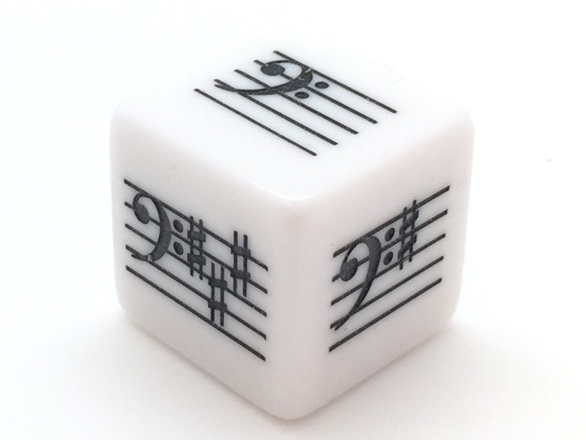 Key Signature Dice Bass Clef - Etsy