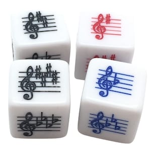Key Signature Dice Treble Clef - Etsy