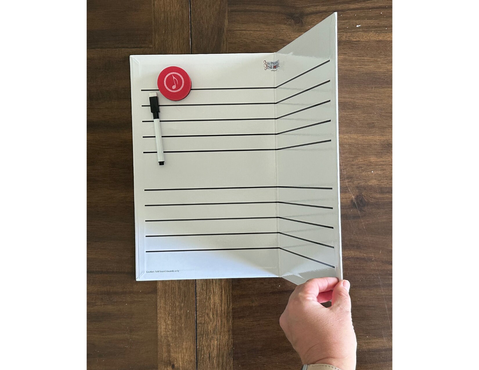 Magnetic Foldable Staff White Board With Black Magnets and - Etsy