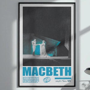 Retro 1930s Macbeth Poster From Orson Welles Production at Lafayette ...