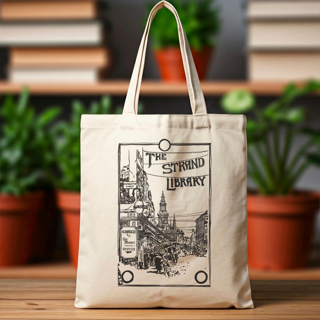 Sherlock Holmes Tote Bag: Strand Library First Edition Design - Etsy