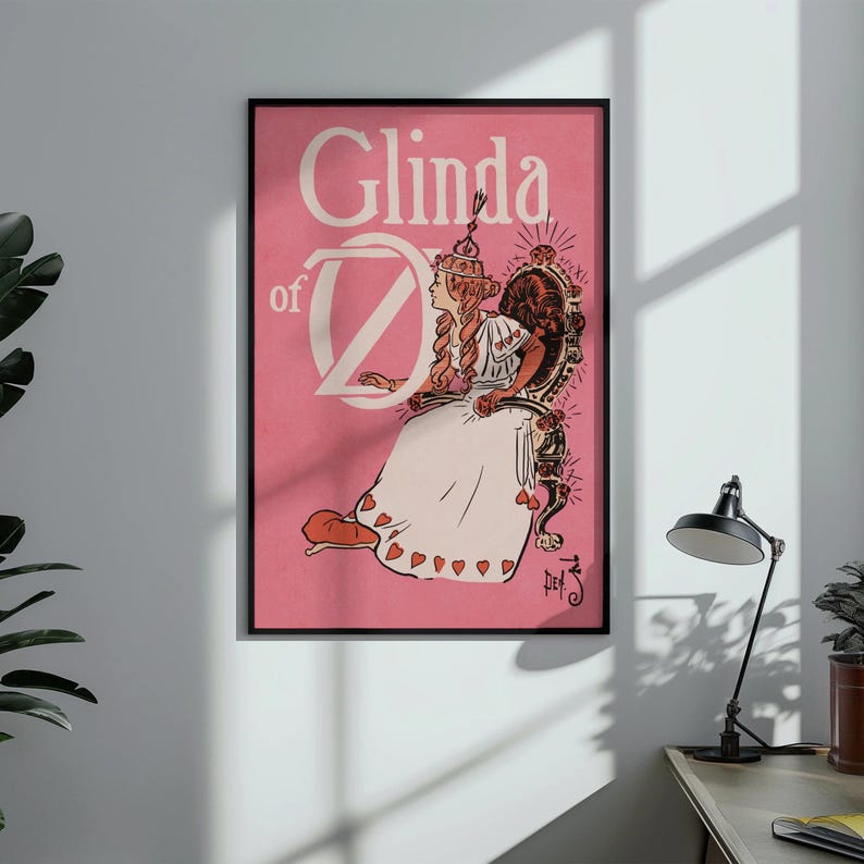 Glinda of Oz Art Print, Vintage Book Illustration by W. W. Denslow - Etsy
