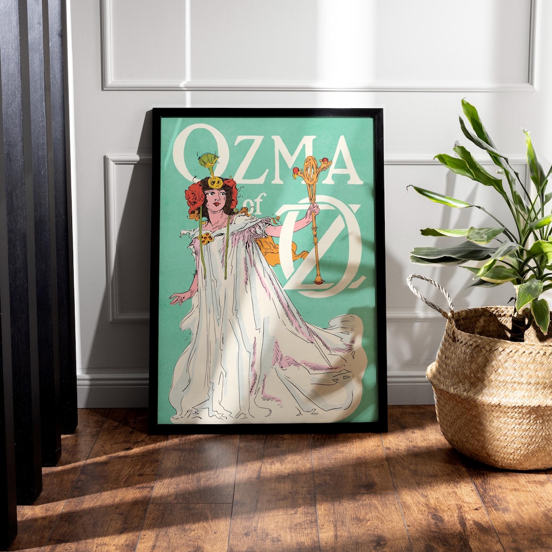 Ozma of Oz Print of L. Frank Baum Princess Ozma Art From Original Oz ...